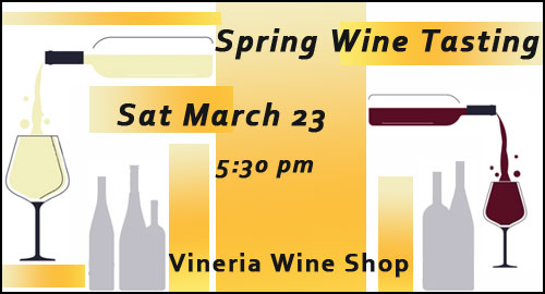 Wine Tastings – Vineria Wine Shop / Bar